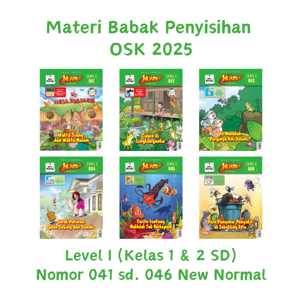 Jual KUARK - Paket Materi Babak Penyisihan Olimpiade Sains Kuark (OSK) 2025 semua level | Shopee ...