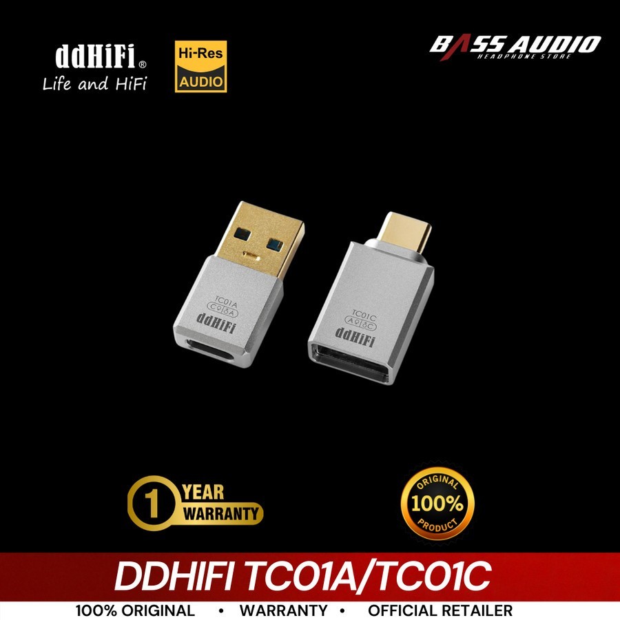 Jual DD ddHiFi TC01A / TC01C HiFi Quality USB-A to USB-C Adapter ...