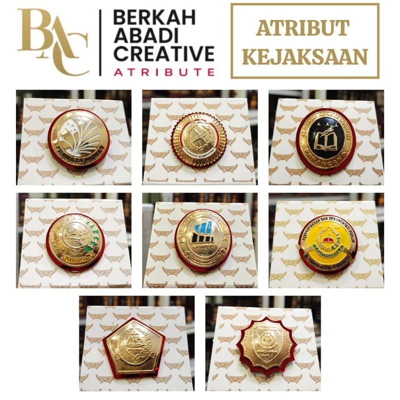 Jual BAC ATRIBUT KEJAKSAAN - PIN TANJAB TANDA JABATAN FUNGSIONAL ...