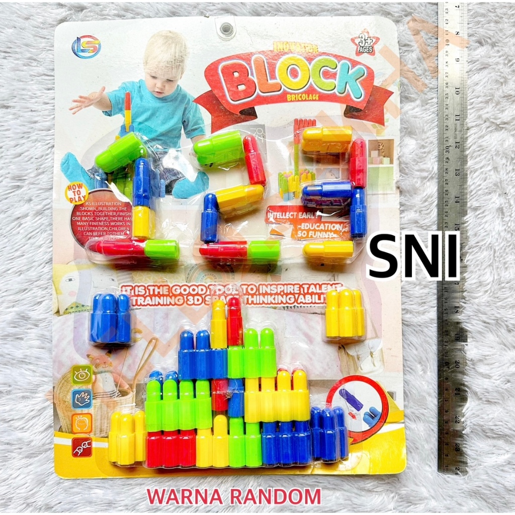 Jual MAINAN LB 5 BLOCK INOVATION BRICOLAGE SUSUN SUSUN BONGKAR PASANG ...