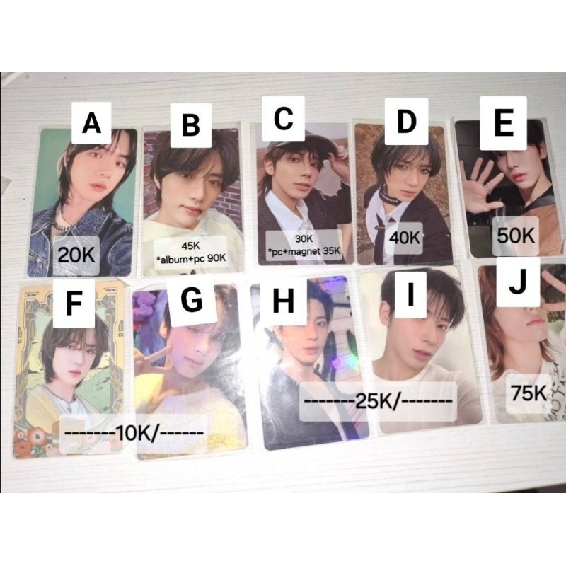 Jual [OFFICIAL]Photocard Polaroid Soobin Yeonjun Beomgyu Taehyun Hueningkai TXT, TOMORROW X ...