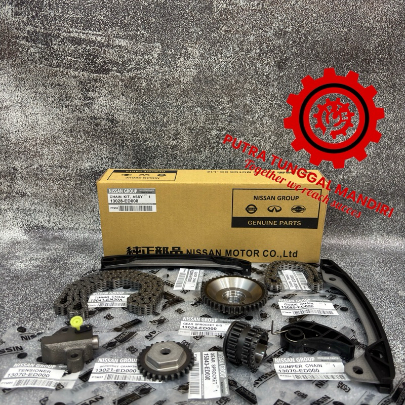 Jual Chain Set/Timing Chain Set Komplit Nissan Livina 1.5cc L10 100% ...