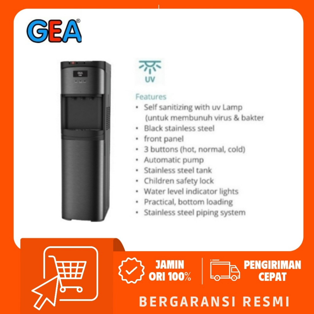Jual GEA STAR Dispenser Galon Bawah with UV Lamp | Shopee Indonesia
