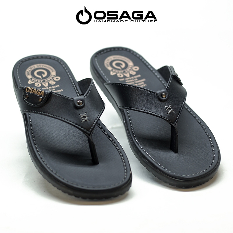 Jual Sandal Kulit Pria Terbaru Original Osaga | Shopee Indonesia