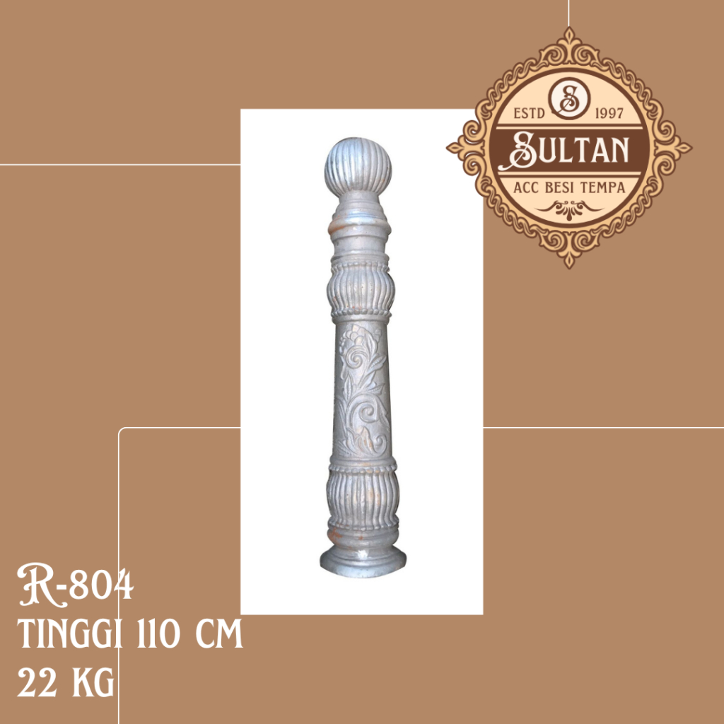 Jual Sultan Besi Tempa / R-804 / Ornamen Pagar Besi Tempa Klasik ...