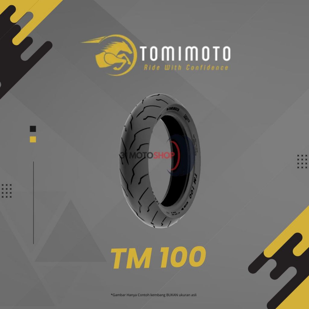 Jual Ban Motor Tubeless Tomimoto TM 100 80/90 90/90 90/80 100/80 Ring ...
