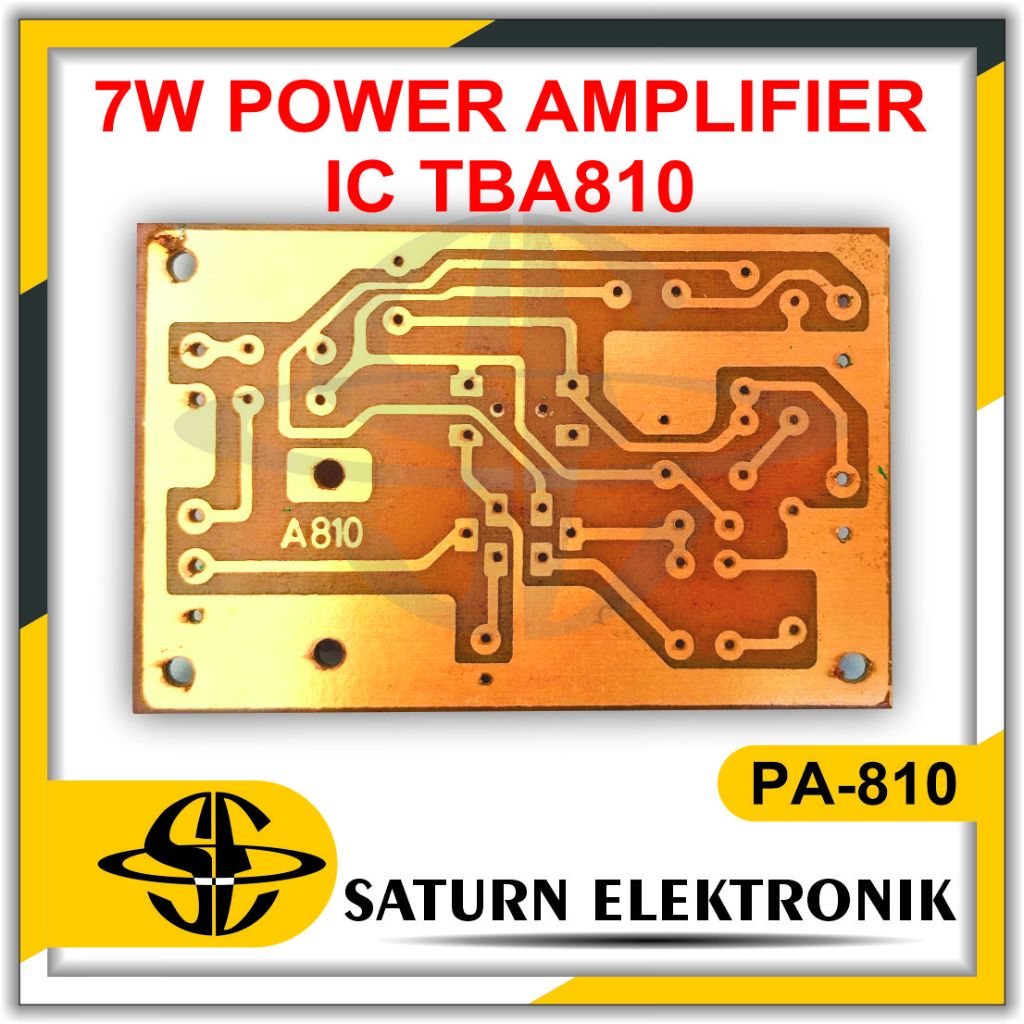 Jual PCB 7 Watt Power Amplifier IC TBA810 PA-810 | Shopee Indonesia