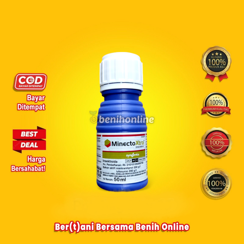 Jual INSEKTISIDA MINECTO XTRA 200/200 SC 50 ML syngenta free kaos ...