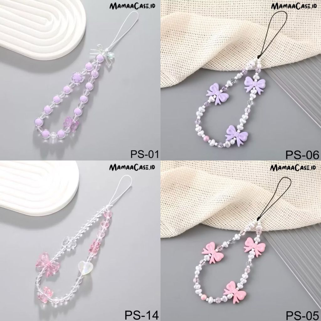 Jual Phone Straps HP Gantungan HP Gelang HP Korean Chain Bead Pelindung ...