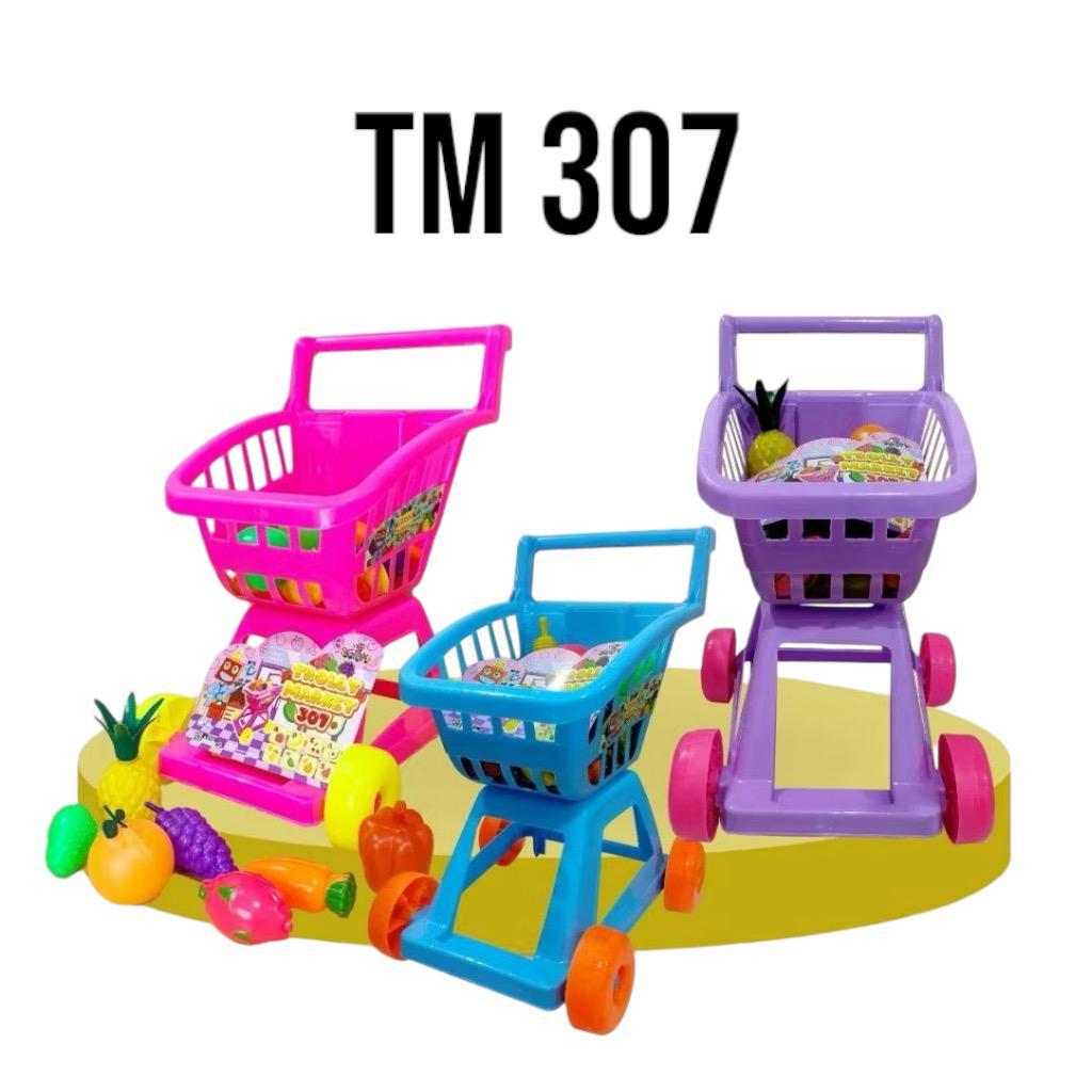 Jual HLC - (JUMBO) Mainan Keranjang Belanja Anak Mainan Troli Buah Sayur / Trolly Market ...