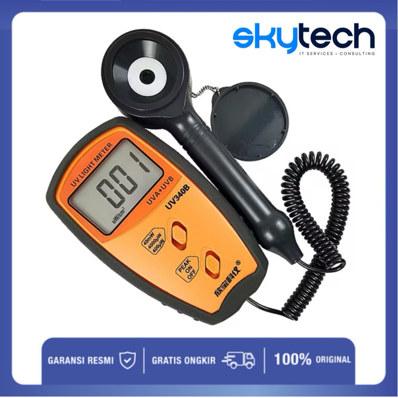 Jual UV Light Meter UV340B UVA UVB Ultraviolet UV A B Detector Tester ...