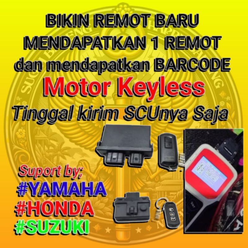 Jual Bikin Kunci Motor Baru Jasa Program Ulang Baca id Barcode Motor ...