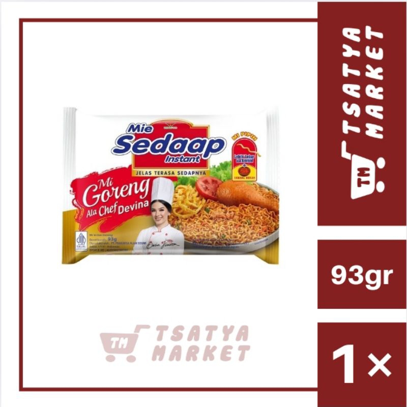 Jual SEDAAP MIE GORENG ALA CHEF DEVINA 93GR | Shopee Indonesia