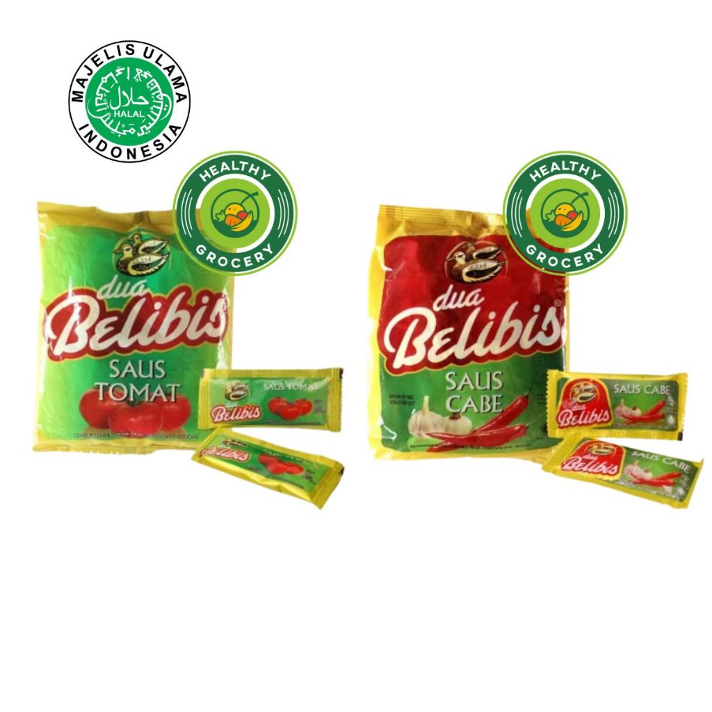 Jual Dua Belibis Saus Cabe 8gr 24 Sachet / Dua Belibis Saus Tomat 9gr ...