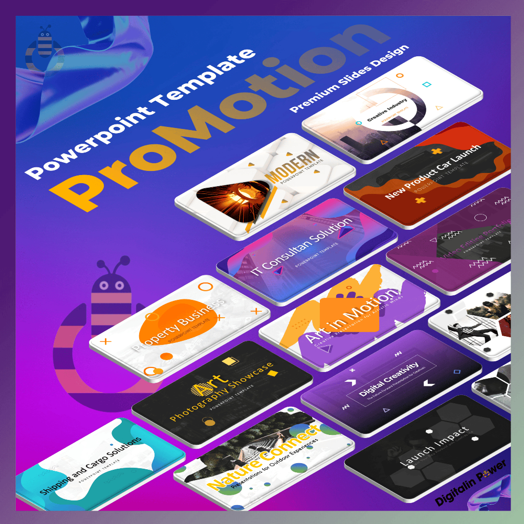 Jual Template Powerpoint PRO Motion Template PPT Animasi Bergerak Presentasi Seminar Sempro ...