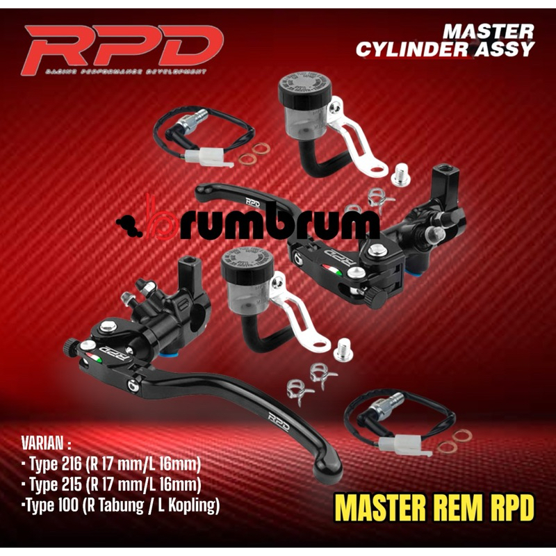 Jual MASTER REM TABUNG RPD TYPE 216 / 215 SERIES (KANAN TABUNG KIRI ...