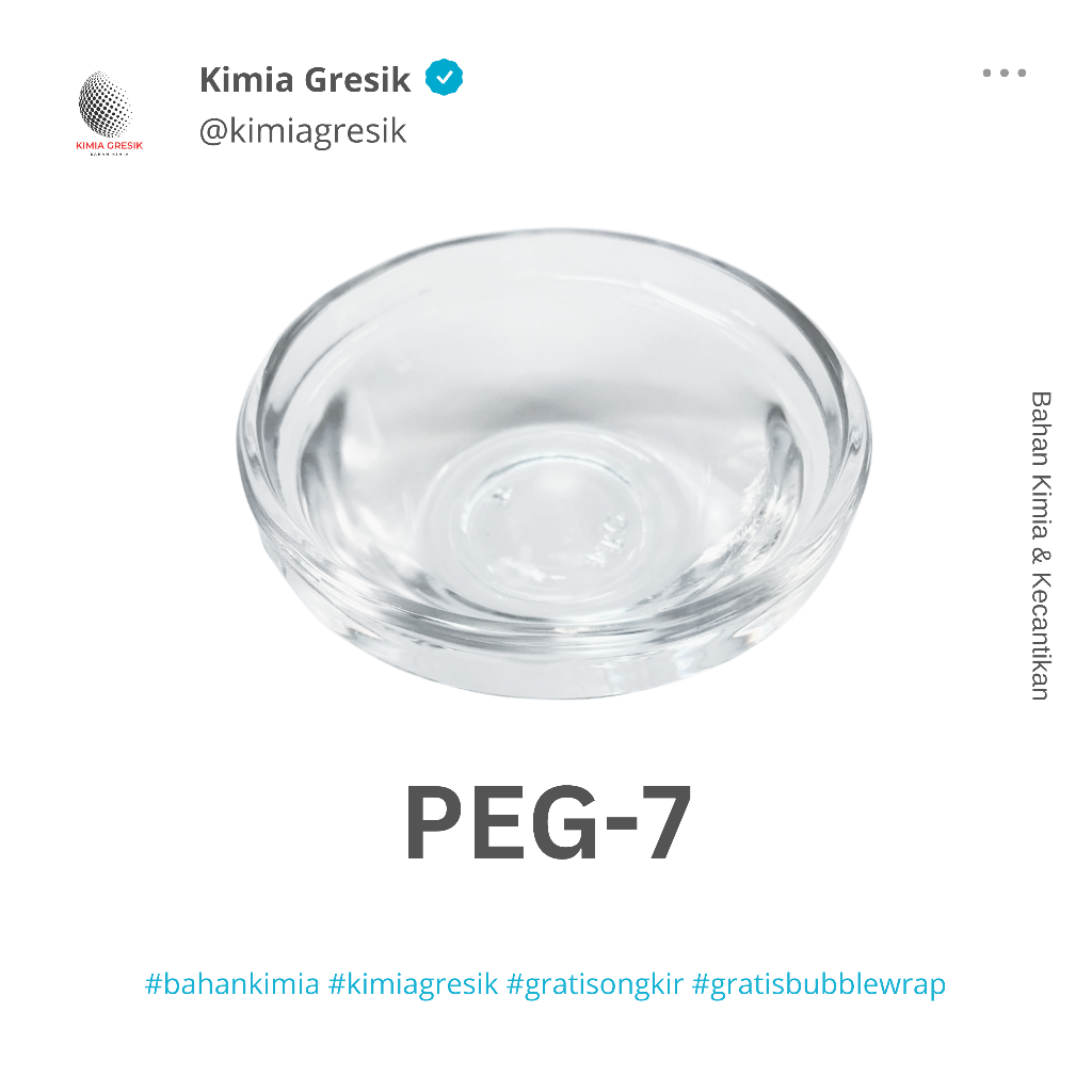 Jual PEG7 Glyceryl Cocoate Cosmetic Grade 100 ml | Shopee Indonesia