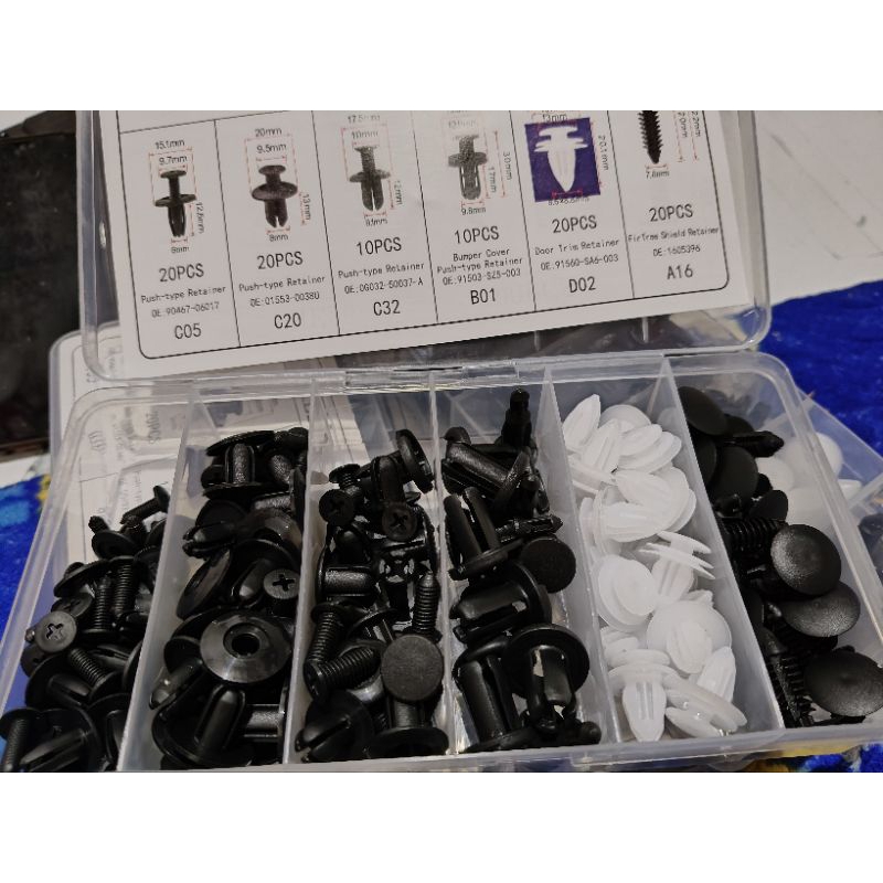 Jual baut rivet 100 pcs/ box buat dasboard mobil motor | Shopee Indonesia