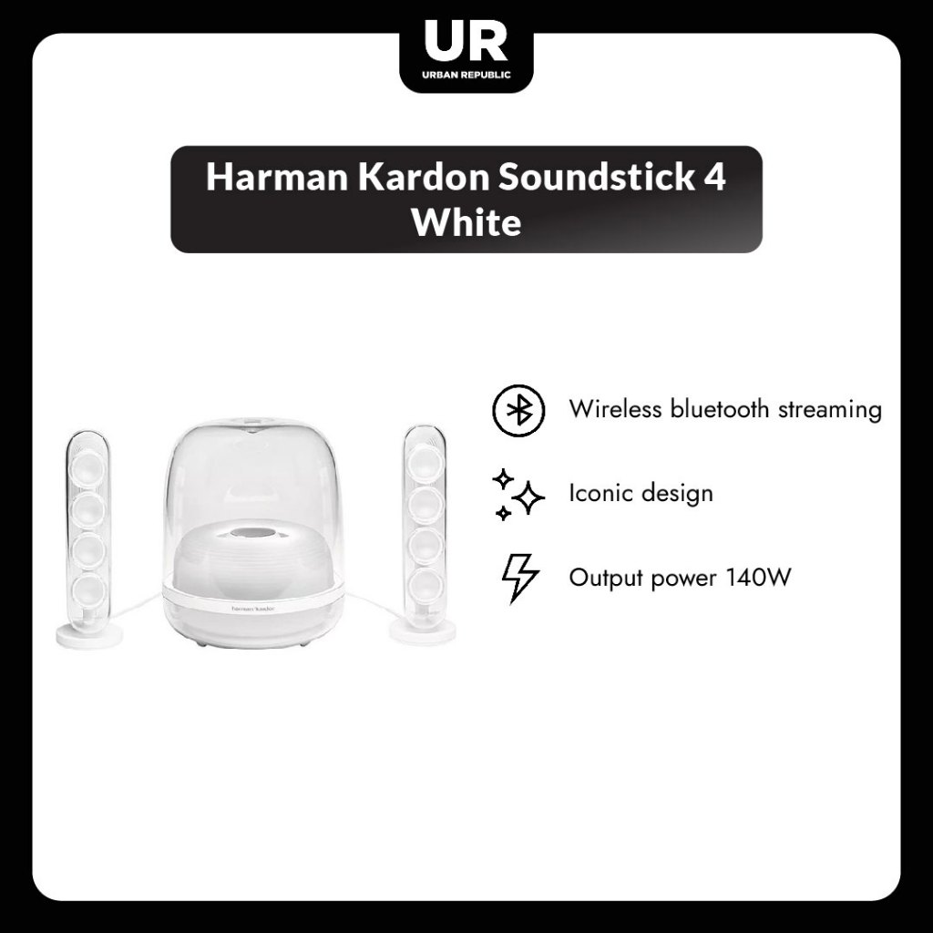 Jual Harman Kardon Soundstick 4 - White | Shopee Indonesia