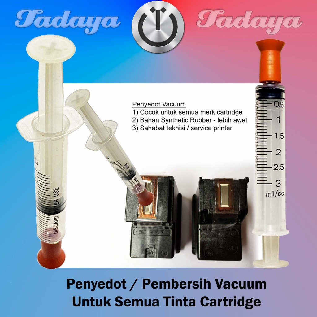 Jual Penyedot Vakum dan pembersih head tinta cartridge canon epson hp ...