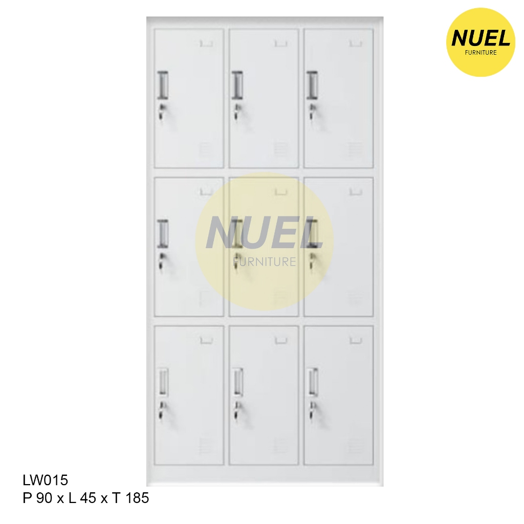 Jual Lemari Locker Arsip Kantor / Loker Kabinet Besi Susun 15 Pintu ...