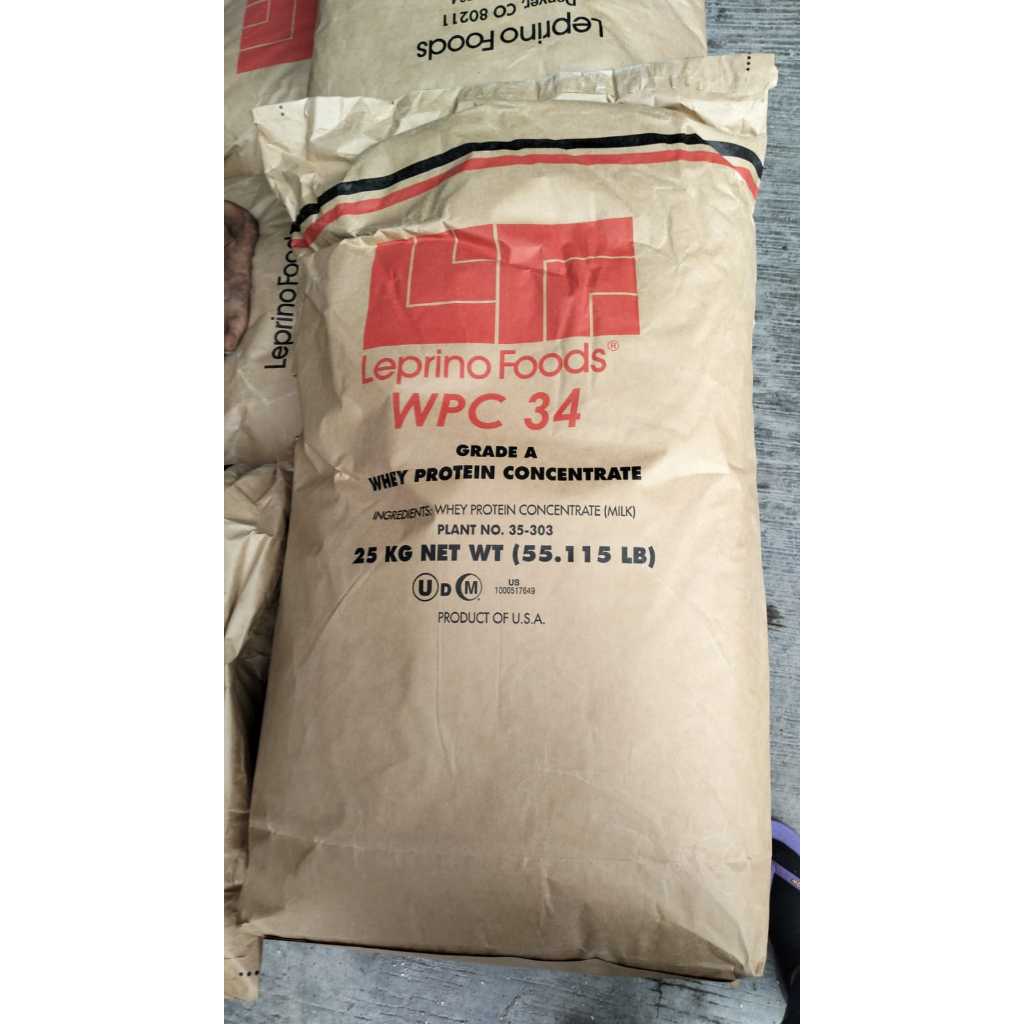Jual Bubuk Protein ex USA / Whey Protein Concentrate 34% 1kg | Shopee ...