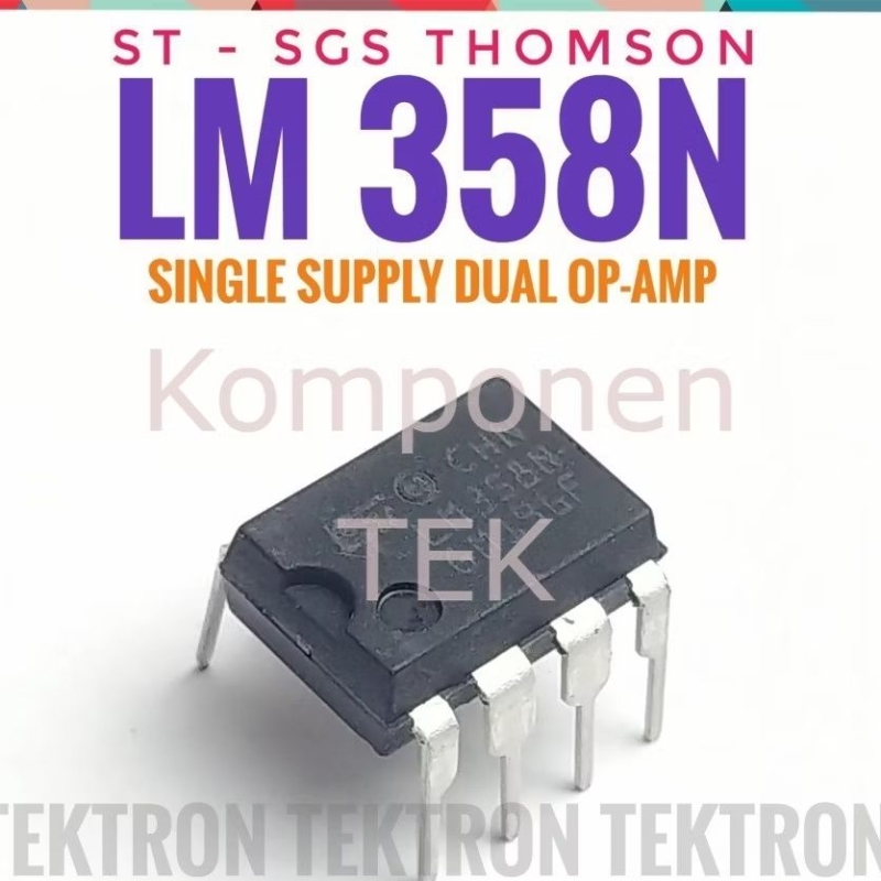 Jual ST LM358N Single Supply Dual Op-Amp LM 358 LM358 | Shopee Indonesia