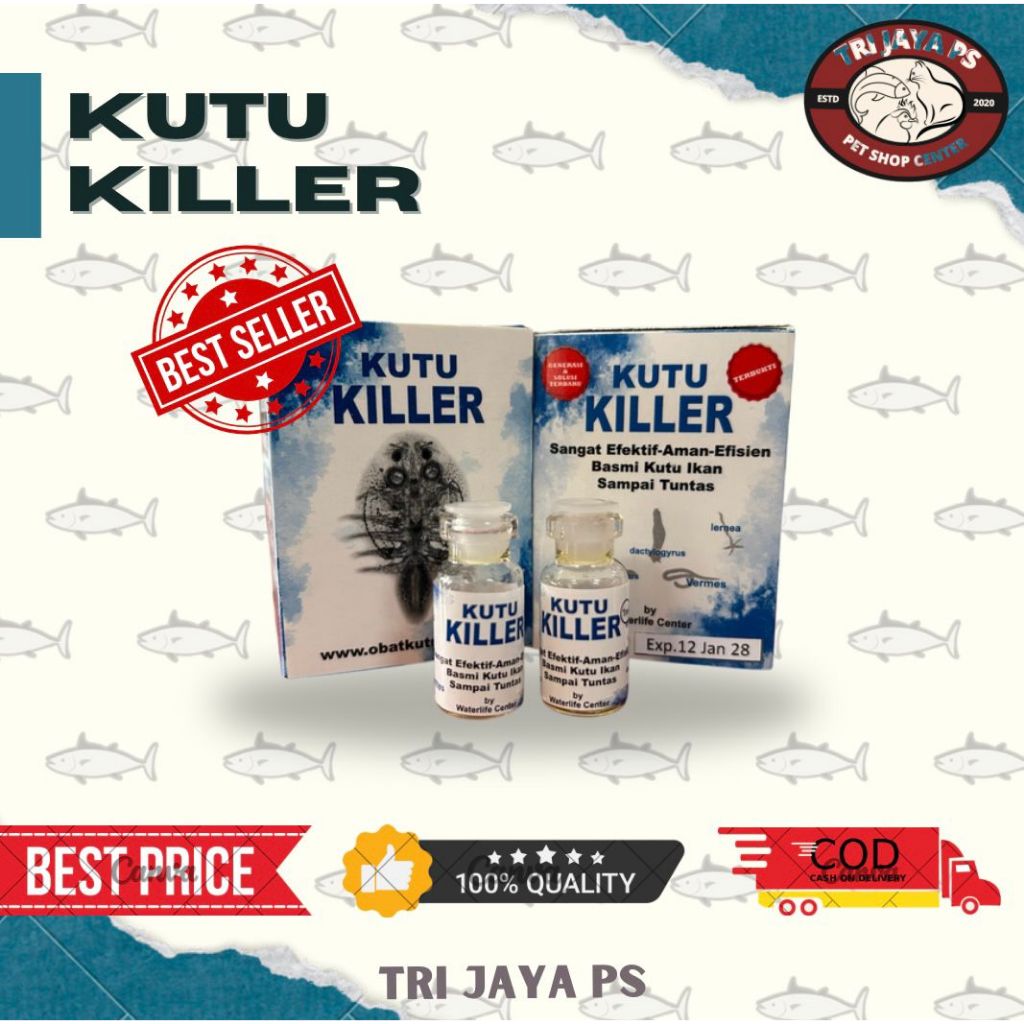 Jual KUTU KILLER OBAT KUTU IKAN PEMBASMI KUTU PADA IKAN HIAS DAN KOI ...