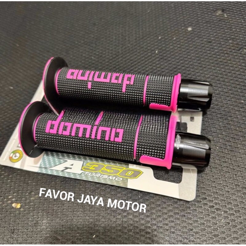 Jual Handgrip Domino Model MotoGP Set jalu stang Black full CNC ...