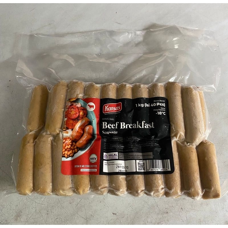 Jual Kansas Beef Breakfast 1kg (kemasan baru) | Shopee Indonesia