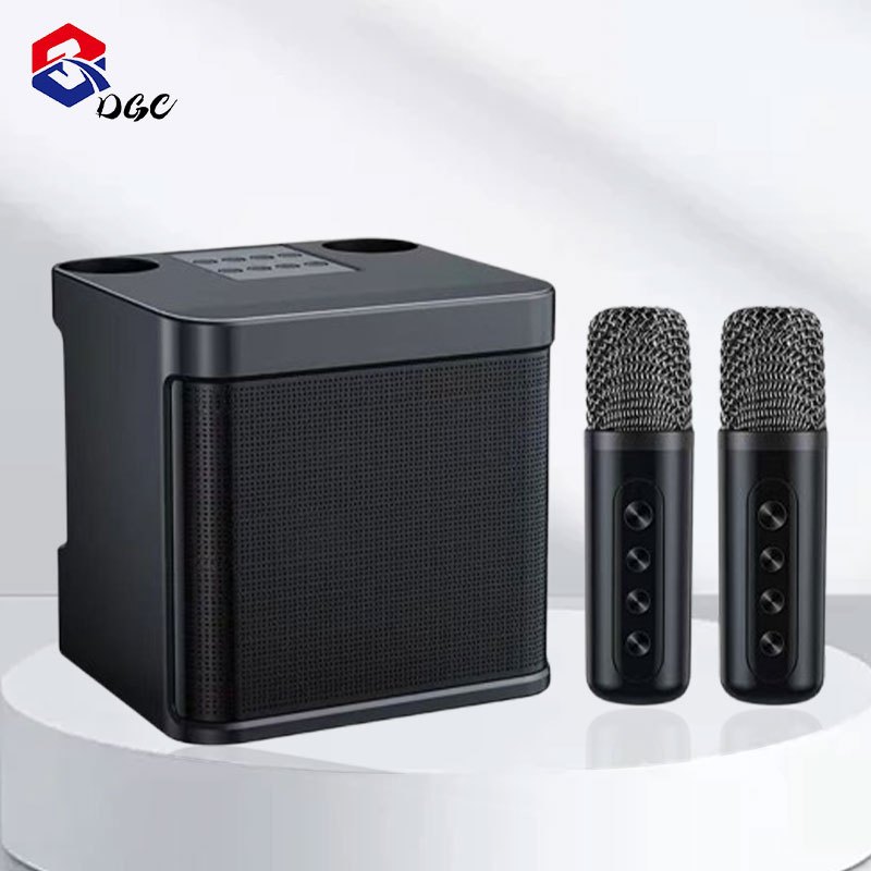 Jual DGC Mini Speaker Bluetooth Karaoke 2 mic Subwoofer 3D Stereo TV ...