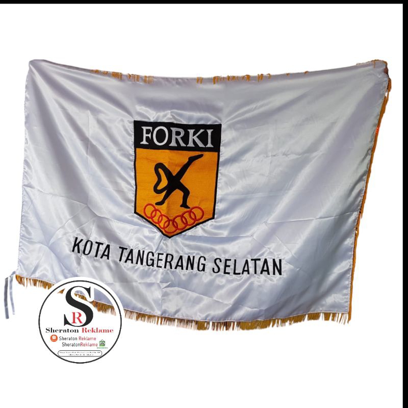 Jual bendera Pataka Forki Cabang olahraga ukuran 90cm x 135 cm | Shopee ...