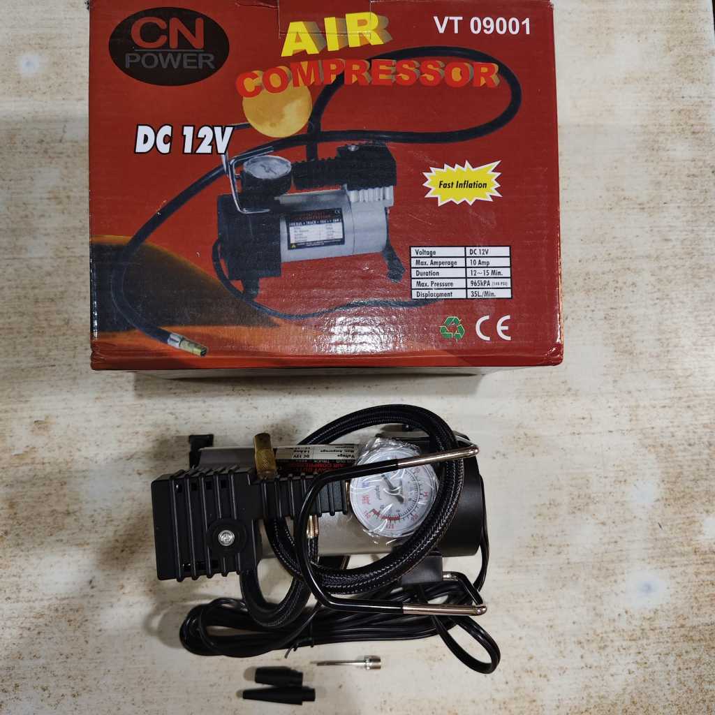 Jual KOMPRESOR ANGIN MINI DC 12V | POMPA BAN ANGIN | MINI AIR ...