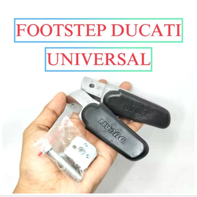 Jual Footstep Ducati Universal step belakang motor sepasang kiri dan ...