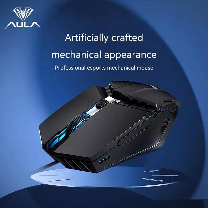 Jual AULA Mouse Gaming S31 LED Wired Gaming Mouse with Breathing ...