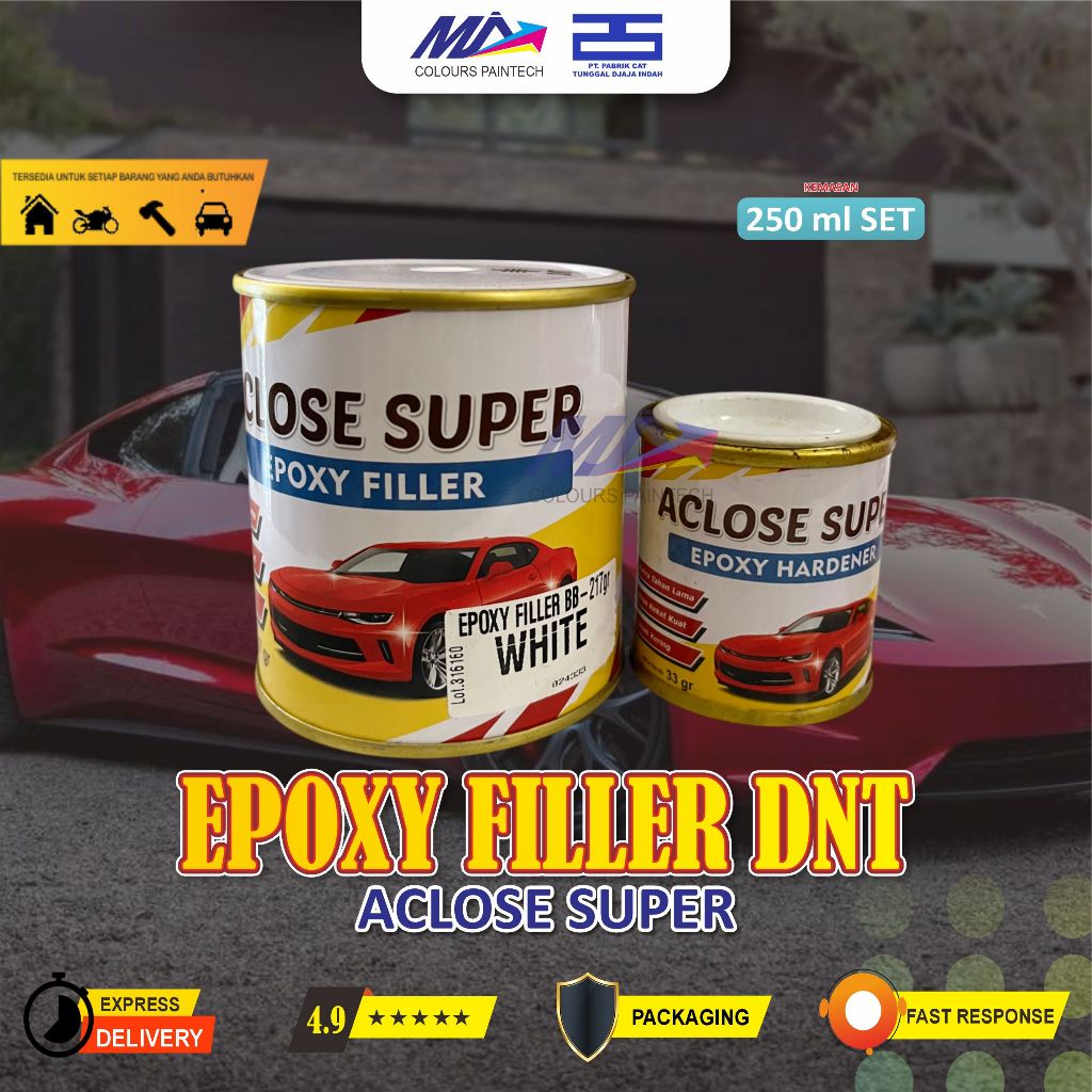 Jual EPOXY FILLER ACLOSE SUPER DNT 1/4L | Shopee Indonesia