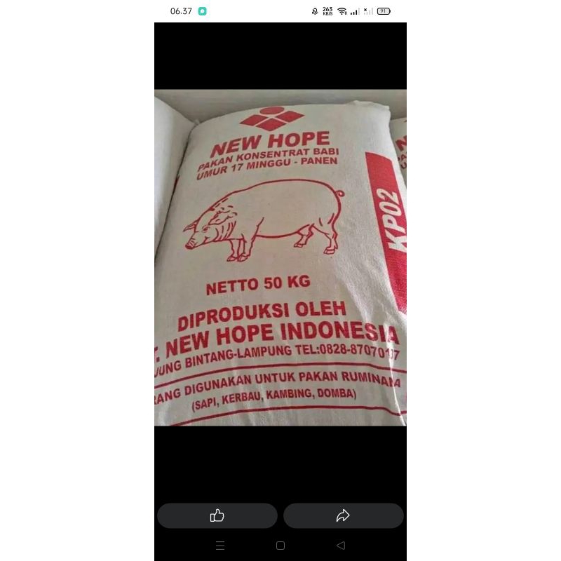 Jual Pakan Babi Konsentrat Babi New Hope | Shopee Indonesia