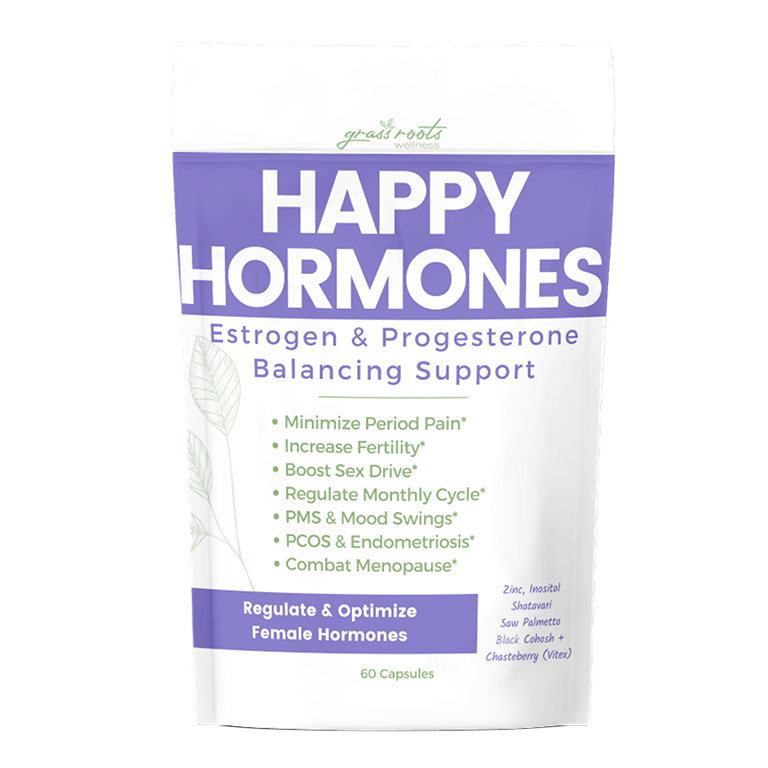 Jual Suplemen untuk PCOS Hormon PMS Menopause Grass Root Wellness Happy ...