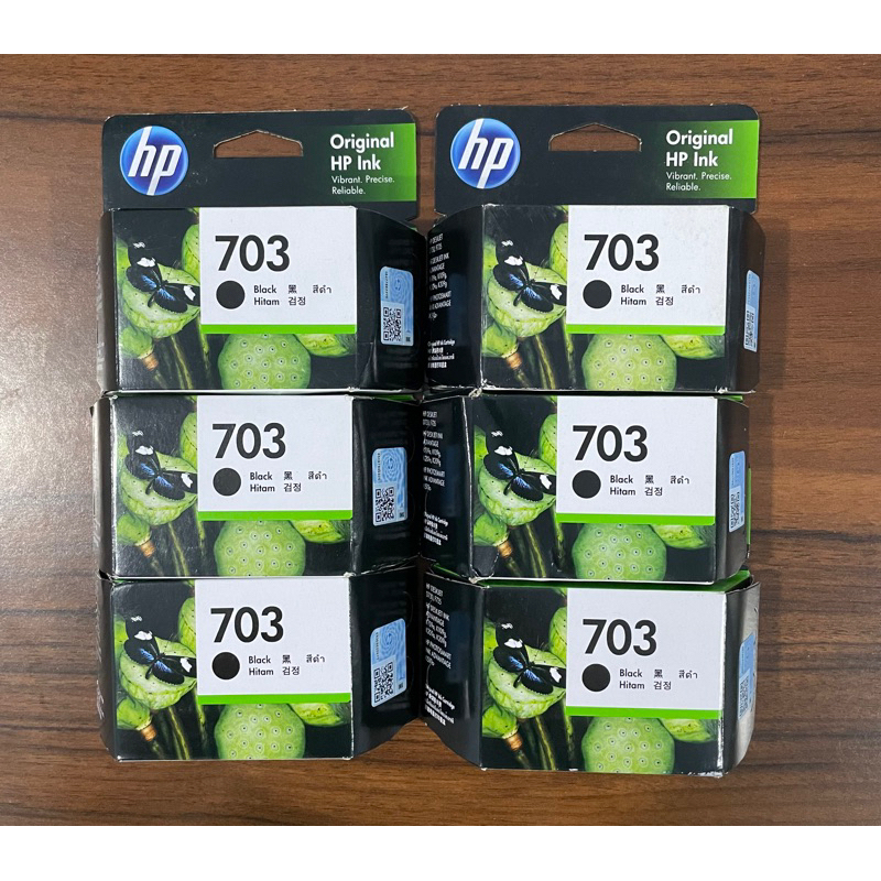 Jual TINTA HP 703 BLACK ORIGINAL | Shopee Indonesia