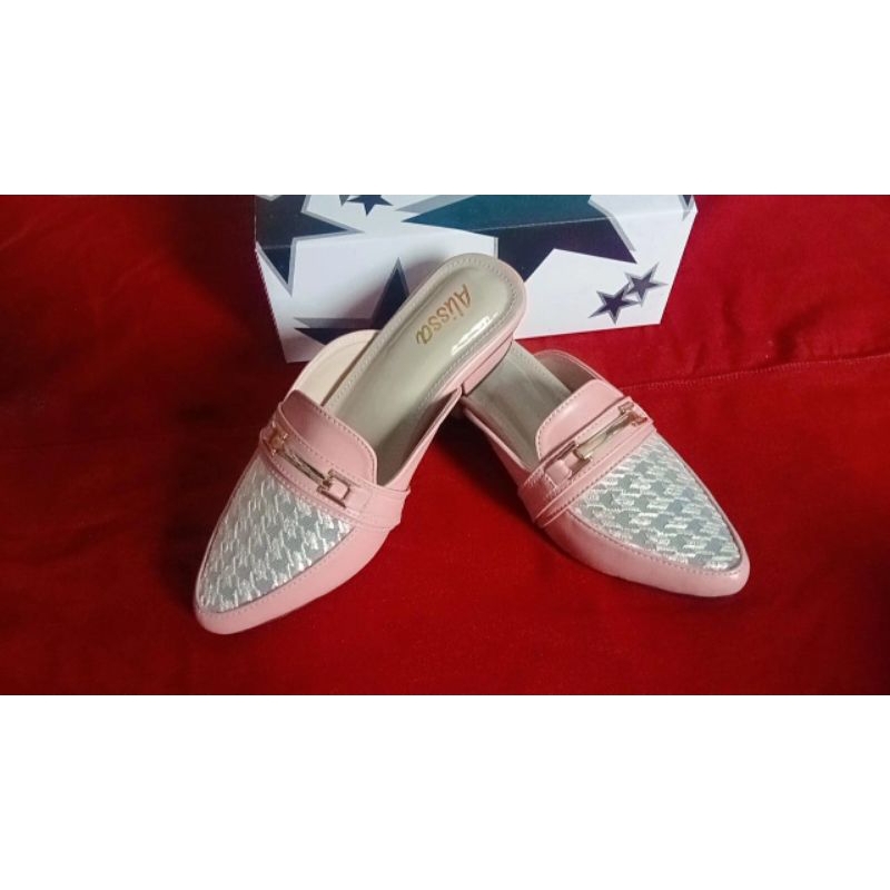 Jual Alissa 01 mulles heels hak 3cm | Shopee Indonesia