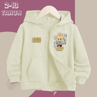 Jual Jaket Labubu Anak Zipper Usia 1-10Tahun / Jaket Anak Cewek Labubu ...