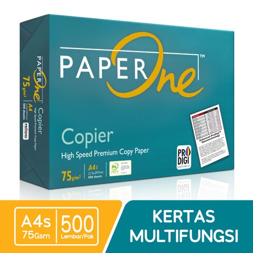 Jual KERTAS HVS 75 GSM A4S PAPERONE | MITRA ABADI KATALOG | Shopee Indonesia