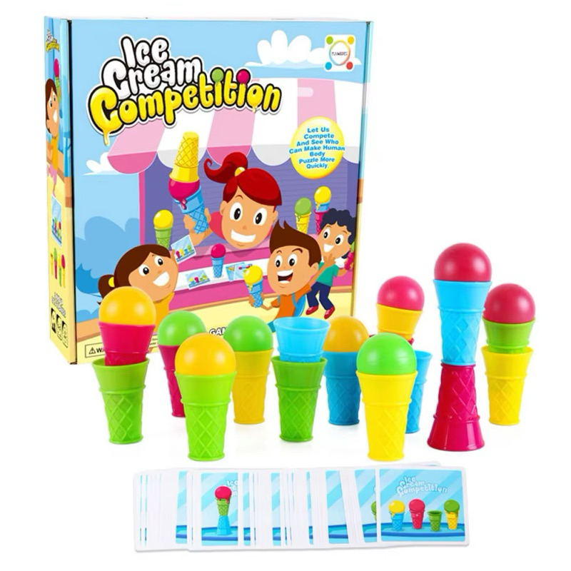 Jual Mainan Anak ICE CREAM COMPETITION Mainan Game Board Family & Kids ...