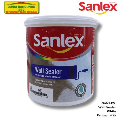 Jual SANLEX Wall Sealer White Exterior dan Interior Basecoat 4 Kg ...