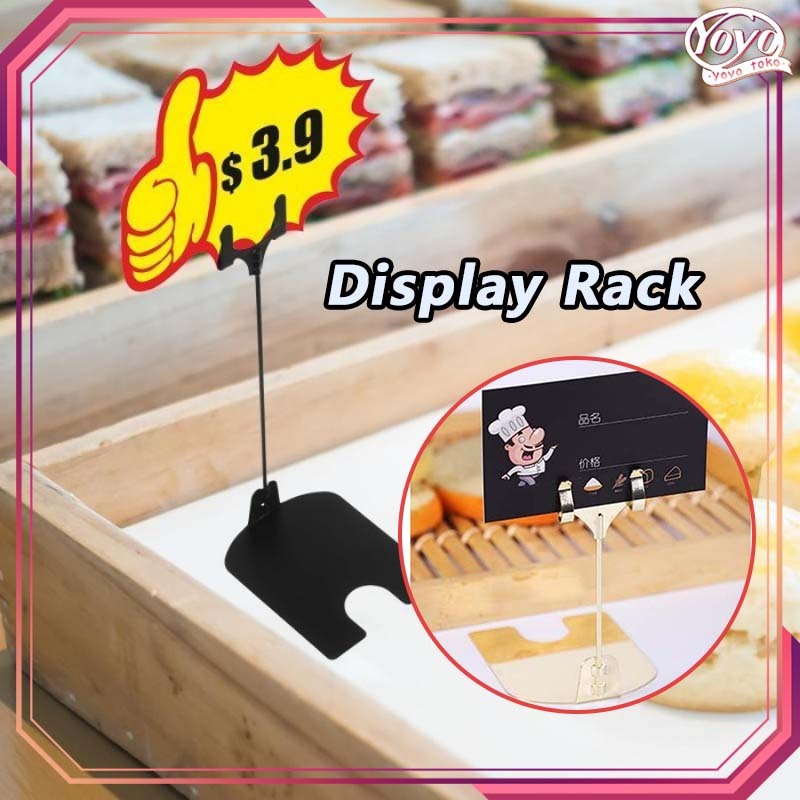 Jual 10cm Tiang Nomor Meja Stand Menu Meja Price Tag Stand Table Menu ...