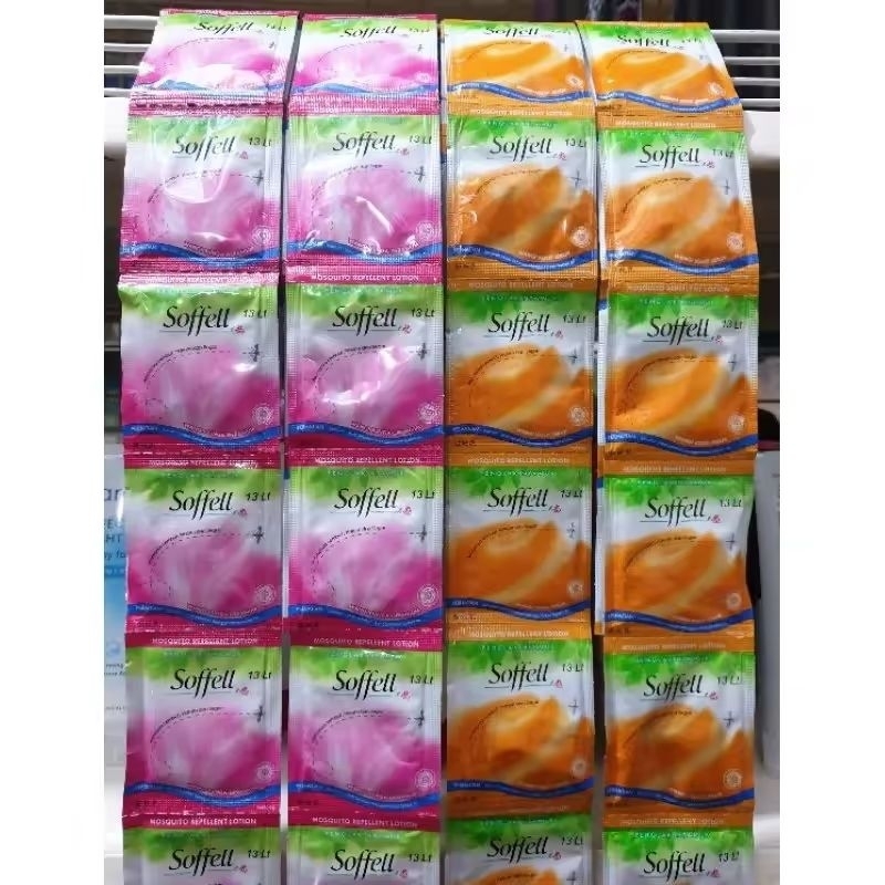 Jual [ 24 SACHET ] BARU SOFFEL RENCENG VARIAN BUNGA GERANIUM DAN KULIT ...