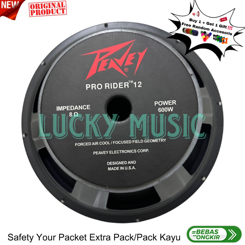 Jual Spekaer Component Peavey Pro Rider 12 inch 600 watt 8 ohm Line ...