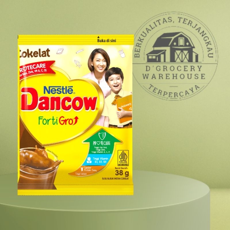 Jual Dancow Fortigrow Instant Coklat Sachet | Shopee Indonesia