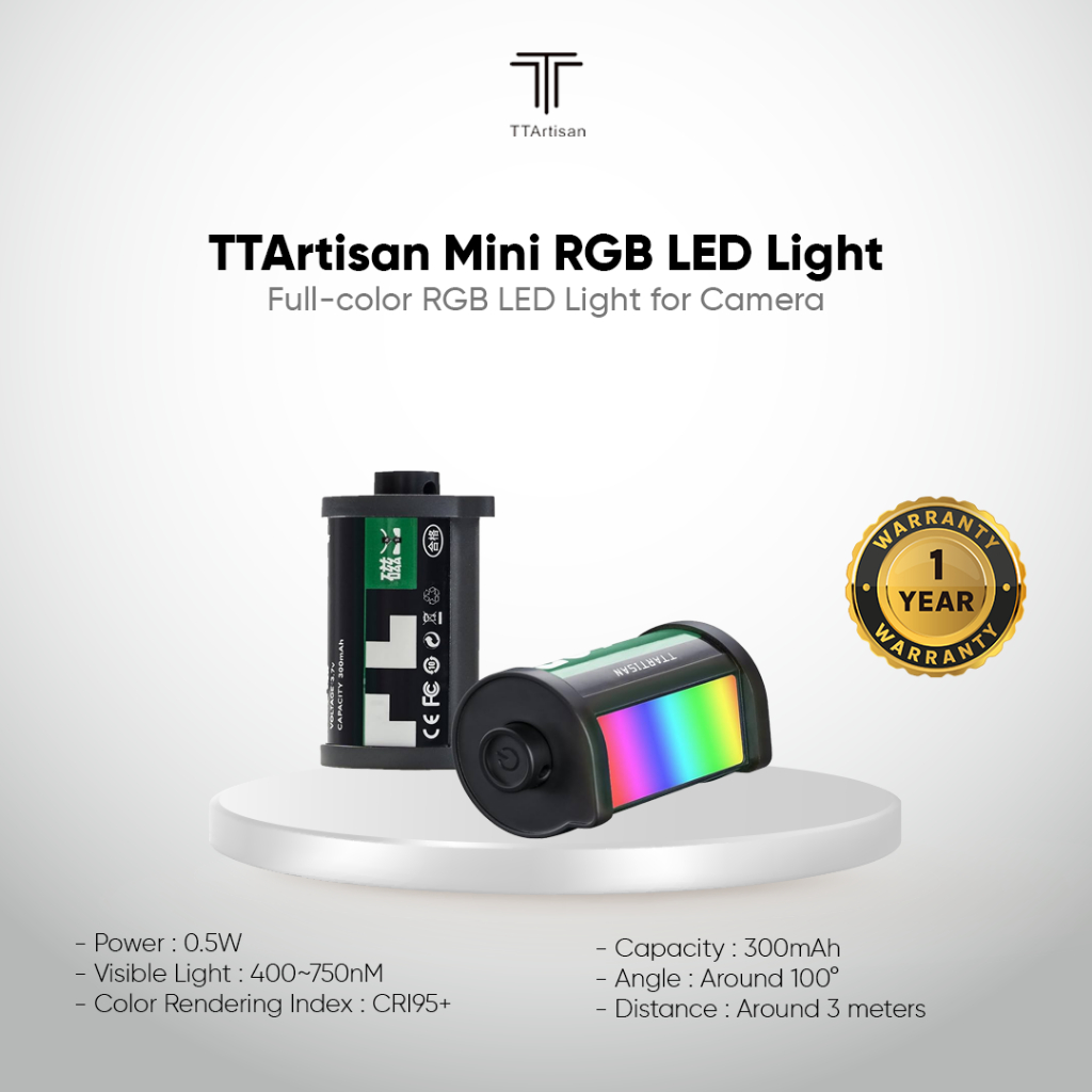 Jual TTArtisan Mini Magnetic Full-color RGB LED Light for Camera ...