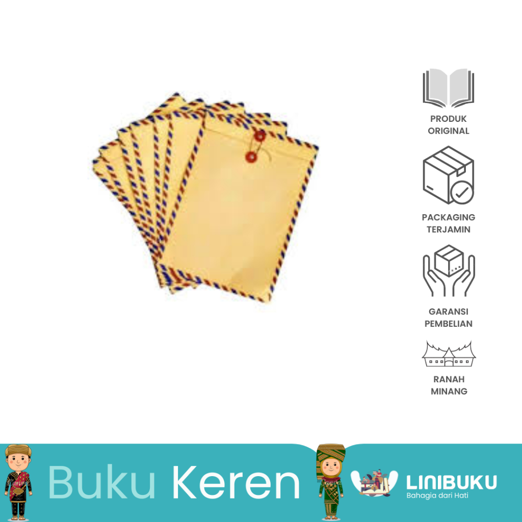 Jual ATK - Amplop Coklat Bertali / Map Coklat Tali / Map Coklat Lamaran ...